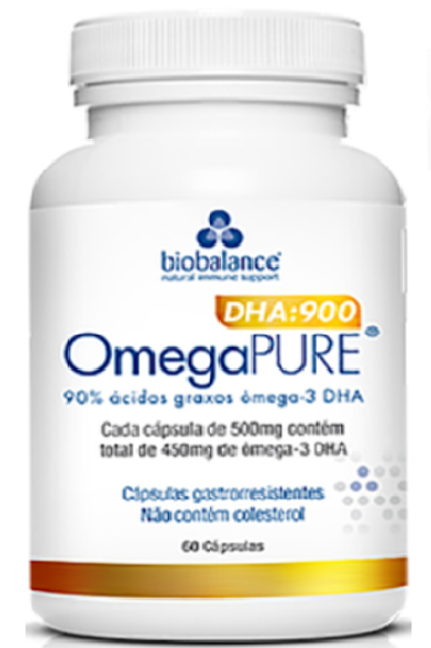 OmegaPure DHA: 900 Biobalance com 60 Cápsulas